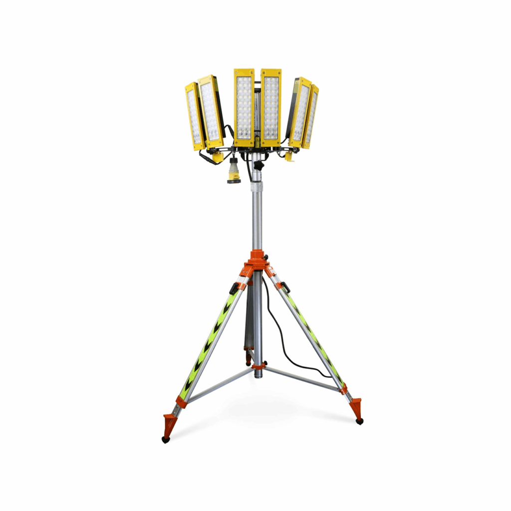 110V Site Lighting | LED Work Lights for Construction Sites