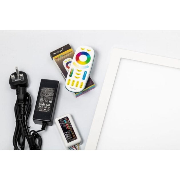 RGBWW + CCT 36W Dimmable LED Panel Light | 600 x 600 | Controlled via ...